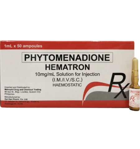 Phytomenadione (Hematron) - Delex Pharma